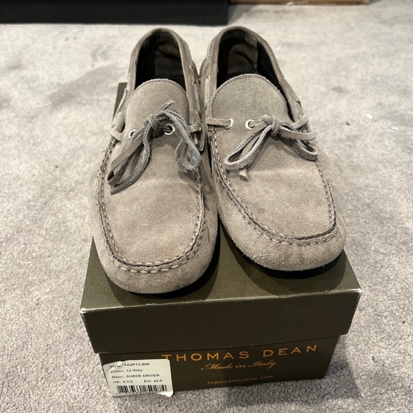Thomas Dean | Shoes | Thomas Dean Driving Loafers Grey | Poshmark